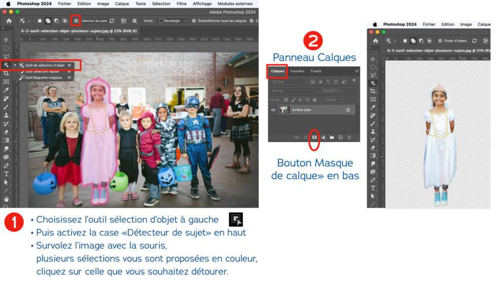 Détourer une image sur Photoshop